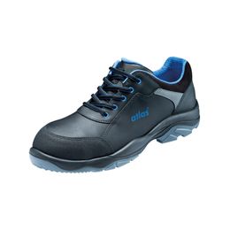 Sicherheitsschuh Atlas SCHUHE "Sicherheitsschuhe Atlas Alu-Tec 565 XP" Gr. 40, schwarz (schwarz, blau), 40, Obermaterial: 100% Rindsleder Leather cow., Schuhe