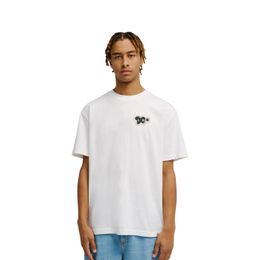 T-Shirt DC Shoes "DC Side Flame", Jungen, Gr. L, wei&szlig;, Obermaterial: 75% Baumwolle, 25% Baumwolle., Shirts T-Shirt