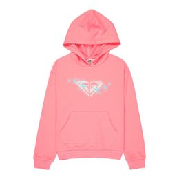 Fleecepullover Roxy "Surf Feeling Terry", M&auml;dchen, Gr. 10(140-148cm), plumeria, Obermaterial: 60% Baumwolle, 40% Polyester., Sweatshirts Fleecepullover