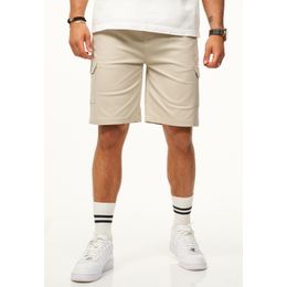 Cargoshorts Soulstar "Soulstar Cargoshorts mit Stretchanteil Kurze Hose f&uuml;r Herren", Herren, Gr. 30, Einheitsgr&ouml;&szlig;e, beige (stone), Obermaterial: 98% Baumwolle CO. 2% Elasthan EL., Hosen, Regular-Fit Bermuda mit Elasthan-Anteil Sommershorts