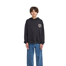 Hoodie Element "Timber Flower Pot", Jungen, Gr. 10(140-148cm), flint schwarz, Obermaterial: 55% Baumwolle, 25% Baumwolle, 20% Polyester., Sweatshirts Hoodie