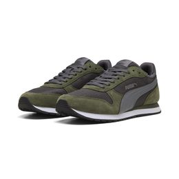 Sneaker Puma "ST Miler Sneakers Erwachsene", Damen, Gr. 36, moss veil slate sky moody gray gr&uuml;n, Obermaterial: Synthetik, Kuhleder, Textil. Futter: Textil. Innensohle: Textil. Laufsohle: Gummi, Schuhe Sneaker