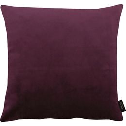 Dekokissen Apelt "Arte" Gr. 2, lila (beere, unifarben), B:40cm L:60cm, Polyester, Dekokissen_Sitzkissen_Kissenh&uuml;llen, Kissenh&uuml;lle mit F&uuml;llung, 1 St&uuml;ck