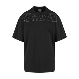 T-Shirt Karl Kani "Karl Kani Herren KM234-012-2 KK Studded Retro Tee", Jungen, Gr. L, schwarz, 100% Baumwolle, oversize, Rundhals, Shirts T-Shirt