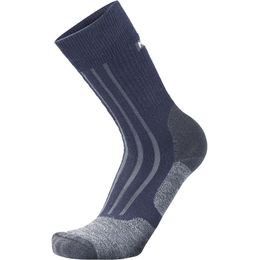 Arbeitssocken Meindl "Socke Damen MT6", Damen, Gr. 36, blau (marine), Obermaterial: 24% Wolle mw. 24% Elasthan EL. 21% Polyamid PA. 15% Kunststoff plastic. 13% Polypropylen PP., Socken