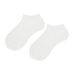 Sneakersocken Hudson "Sneaker Relax Fine", Damen, Gr. 35-38, wei&szlig; (wei&szlig; 0008), Obermaterial: 65% Baumwolle CO. 32% Polyamid PA. 3% Elasthan EL., Socken Sneakersocken