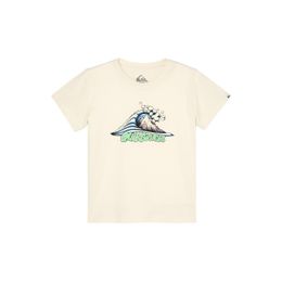 T-Shirt Quiksilver "Mtb&Wave", Jungen, Gr. 2(84-92cm), bone wei&szlig;, Obermaterial: 70% Baumwolle, 30% Baumwolle., Shirts T-Shirt