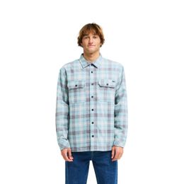 Langarmhemd Billabong "Offshore Lined Overshirt", Herren, Gr. L, US-Gr&ouml;&szlig;en, blau surf, Obermaterial: 100% Baumwolle., Hemden