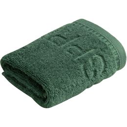 Seiftuch Esprit "Modern Solid", evergr&uuml;n, B:30cm L:30cm, Frottier, Baumwolle, Handt&uuml;cher, Waschlappen im Set, vegan produziert