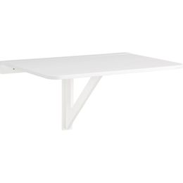 Klapptisch OTTO HOME "Trend", wei&szlig;, B:80cm H:41cm T:60cm, Tische, M&ouml;bel Esstisch Tisch K&uuml;chentisch, aus wei&szlig; lackiertem MDF Holz, platzsparend, Tischplattenst&auml;rke 1,8 cm