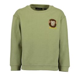 Sweater Blue Seven "Blue Seven Sweatshirt", Jungen, Gr. 104, 7651, schilf, 100% Baumwolle, normal normal, Rundhals, gerader Abschluss, Sweatshirts Sweater