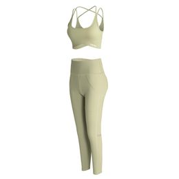 Sportanzug YEAZ "Set CLASSY", Damen, Gr. L, gr&uuml;n, Obermaterial: 75% Nylon NY. 25% Elasthan EL., Sportanz&uuml;ge