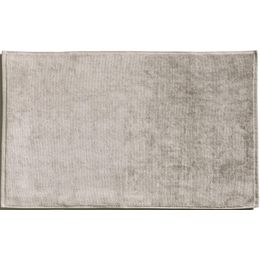 M&ouml;ve Badematte M&Ouml;VE "Bamboo", silber (silber grau), H:1mm, Baumwolle, Viskose, Badematten, Badematte, Bambus-Zellstoff