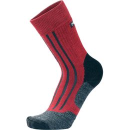 Arbeitssocken Meindl "Socke Damen MT6", Damen, Gr. 36, rot (bordeaux), Obermaterial: 24% Wolle mw. 24% Elasthan EL. 21% Polyamid PA. 15% Kunststoff plastic. 13% Polypropylen PP., Socken