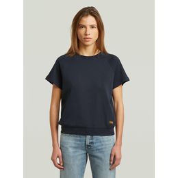 G-Star Raw T-Shirt G-STAR "Raglan T-Shirt", Damen, Gr. S, blau (salute), Obermaterial: 100% Baumwolle, Shirts T-Shirt