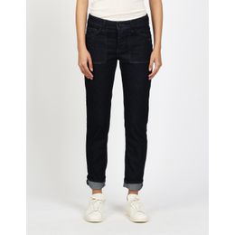 Boyfriend-Jeans Gang "Gang Jeans Boyfriend 94NICA WORKER", Damen, Gr. 26, Einheitsgr&ouml;&szlig;e, schwarz (blau), Denim/Jeans, 98% Baumwolle, 2% Elasthan, Jeans