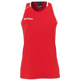 Sporttop Kempa "TankTop PLAYER WOMEN", Damen, Gr. L, rot (rot, wei&szlig;), Obermaterial: 100% Polyester PES., Tops Sporttop
