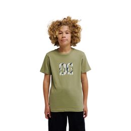 T-Shirt DC Shoes "DC Star Filled", Jungen, Gr. 10(140-148cm), olivgr&uuml;n, Obermaterial: 75% Baumwolle, 25% Baumwolle., Shirts T-Shirt