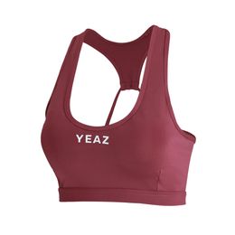 Sporttop YEAZ "Top ATTITUDE", Damen, Gr. L, rot, Obermaterial: 87% Nylon NY. 13% Elasthan EL., Tops Sporttop