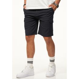 Cargoshorts Soulstar "Soulstar Cargoshorts mit Stretchanteil Kurze Hose f&uuml;r Herren", Herren, Gr. 30, Einheitsgr&ouml;&szlig;e, blau (navy), Obermaterial: 98% Baumwolle CO. 2% Elasthan EL., Hosen, Regular-Fit Bermuda mit Elasthan-Anteil Sommershorts