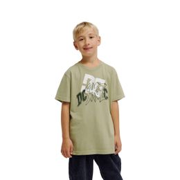T-Shirt DC Shoes "DC Speratic", Jungen, Gr. 10(140-148cm), olivgr&uuml;n, Obermaterial: 75% Baumwolle, 25% Baumwolle., Shirts T-Shirt