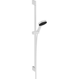 Hansgrohe Brauseset Pulsify 105 3jet Relaxation EcoSmart m.Brausestange 900 mattweiss, 24171700 24171700