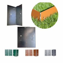 Alu/Zink Ecke f&uuml;r Rasenkanten Metall 13.5cm | Rasenkanten | Beeteinfassung | Beetumrandung | Beetbegrenzungen
