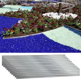 10Set Green Universe Rasenkanten 10cm x 200cm (20m) | Beeteinfassung | Beetumrandung | Beetbegrenzungen
