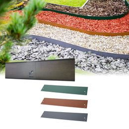 Rasenkanten Metall H&ouml;he 13.5-18.5 cm L&auml;nge 120 cm | Beeteinfassung | Beetumrandung | Beetbegrenzungen