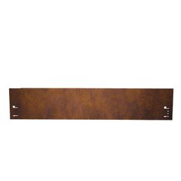 Rasenkante Cortenstahl 120 cm lang, 13,5 - 18,5 cm hoch, Beeteinfassung, Beetumrandung - Metall feuerverzinkt