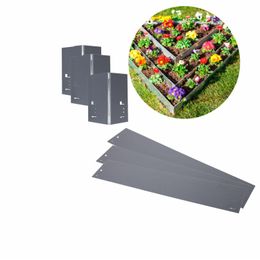 Blumenpyramide [3 Stk: 120 x 13,5cm] | Baumumrandung | Pflanzringe | Beeteinfassung