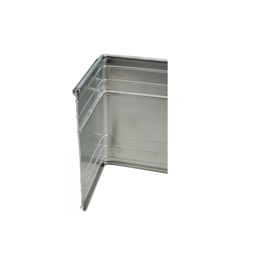 Eckwinkel 270grad f&uuml;r Ultra Starke Alu Rasenkante 24cm | Beeteinfassung | Beetumrandung | Beetbegrenzungen