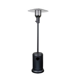 ich-zapfe Gasheizstrahler, Terrassenstrahler gas, Heizpilz gas - Modell THG 10000-DE, mit Schutzgitter, Metall, Schwarz