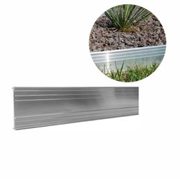 Ultra Starke Alu Rasenkante 10cm x 100cm | Beeteinfassung | Beetumrandung | Beetbegrenzungen