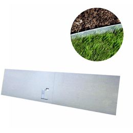 Rasenkanten Metall 18.5 cm x 120 cm ohne Farbe | Beeteinfassung | Beetumrandung | Beetbegrenzungen