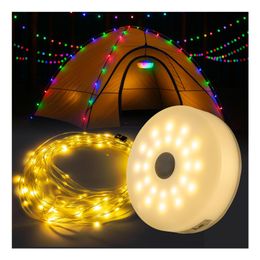 Easy Maxx EASYmaxx LED-Lichterkette 3,7V wei&szlig;/anthrazit