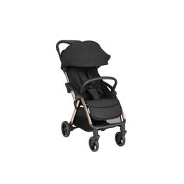 Kikkaboo Kinderwagen, Buggy Eden bis 22 kg Federung Regenschutz zusammenklappbar black