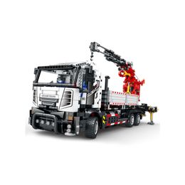 Reobrix 22011 Kranwagen RC Klemmbaustein Set 2328 Teile ab 14