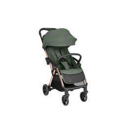 Kikkaboo Kinderwagen, Buggy Eden bis 22 kg Federung Regenschutz zusammenklappbar dunkelgr&uuml;n