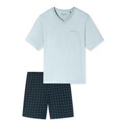 Schiesser Herren Schlafanzug Comfort Essentials 1er Pack