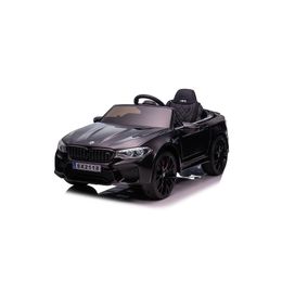 Chipolino Kinder Elektroauto BMW M5 Fernbedienung Musik Eva-R&auml;der Bluetooth schwarz