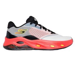 Skechers - "Stability" High Top Turnschuhe f&uuml;r Herren, Netzmaterial (Wei&szlig;/Orange)