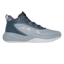 Skechers - "League" Basketball Schuhe f&uuml;r Herren, Leder (Grau)