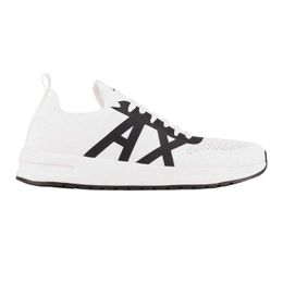 Armani Exchange - Logo Sneaker f&uuml;r Herren (Wei&szlig;/Schwarz)
