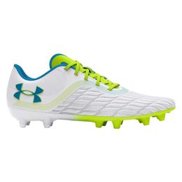 Under Armour - "Clone Mg Pro 3" Fu&szlig;ball-Stiefel f&uuml;r Damen, Zum Schn&uuml;ren (Wei&szlig;)