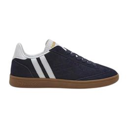 Patrick - "Lyon" Sneaker f&uuml;r Herren, Leder, Cupsohle (Marine/Wei&szlig;/Gummi Rosa)