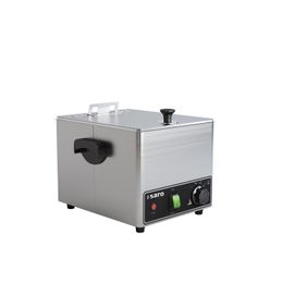 ich-zapfe Hot Dog Maker, Hot Dog Maschine, Wurstw&auml;rmer - Modell LYRIA, Edelstahl, f&uuml;r schnelle & einfache Hot Dogs