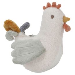 Little Dutch Kuscheltier, Pl&uuml;schtier, Stehaufm&auml;nnchen Steh-auf Huhn, Little Farm - Babyspielzeug mit Wackel- & Klingeffekt ab 0 Monaten