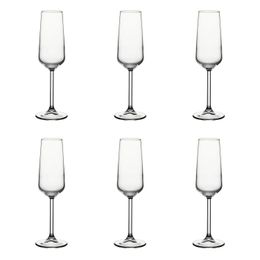 ich-zapfe Champagnergl&auml;ser, Sektgl&auml;ser - Allegra: 6er-Set, Kristallglas, 195ml
