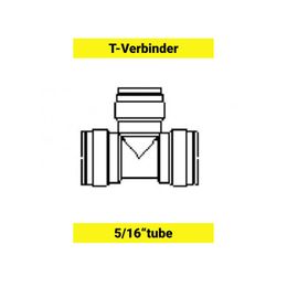 ich-zapfe T - Verbinder f&uuml;r Schlauch 5/16"
